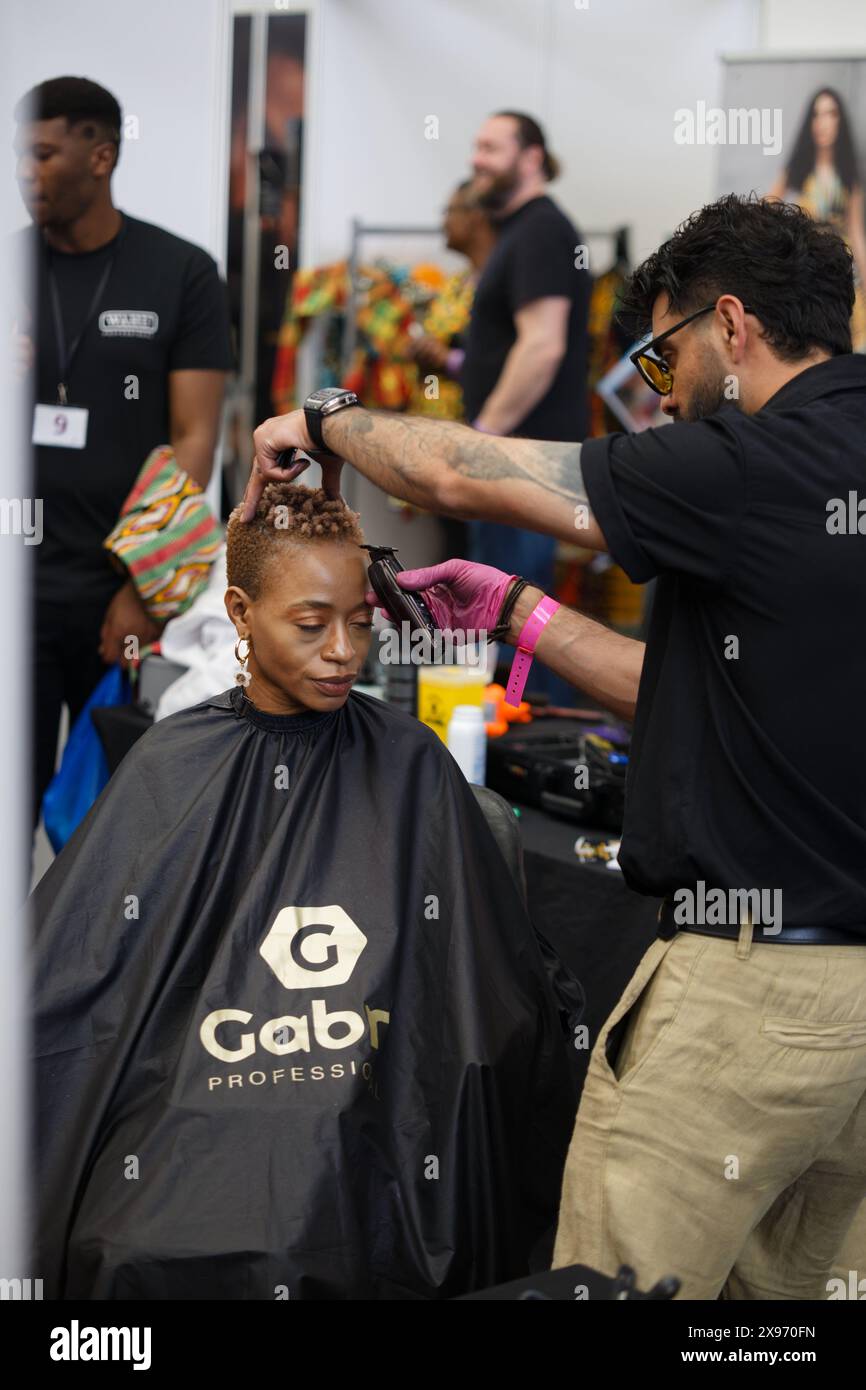 Afro Hair and Beauty Live 2024. Black hair and beauty show. Barbering ...