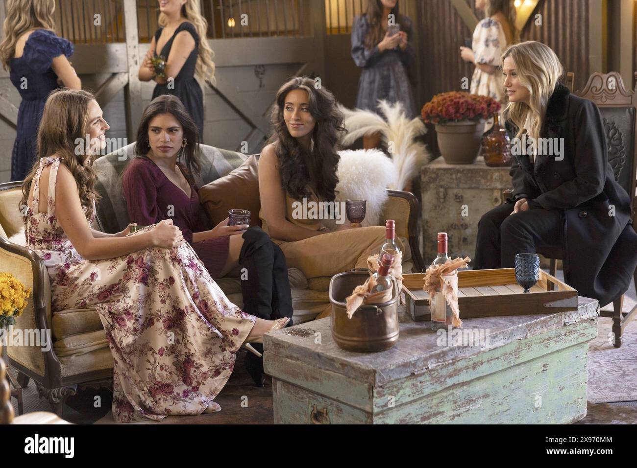 FARMER WANTS A WIFE, from left: daters Sydney Errera, Melody Fernandez ...