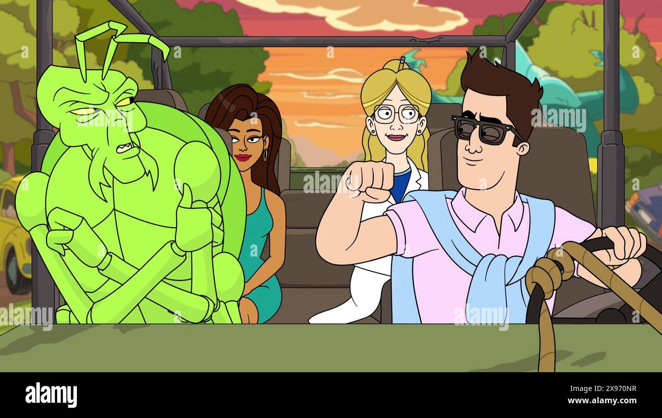 MULLIGAN, from left: Axatrax (ph: Phil LaMarr), Lucy Suwan (voice ...