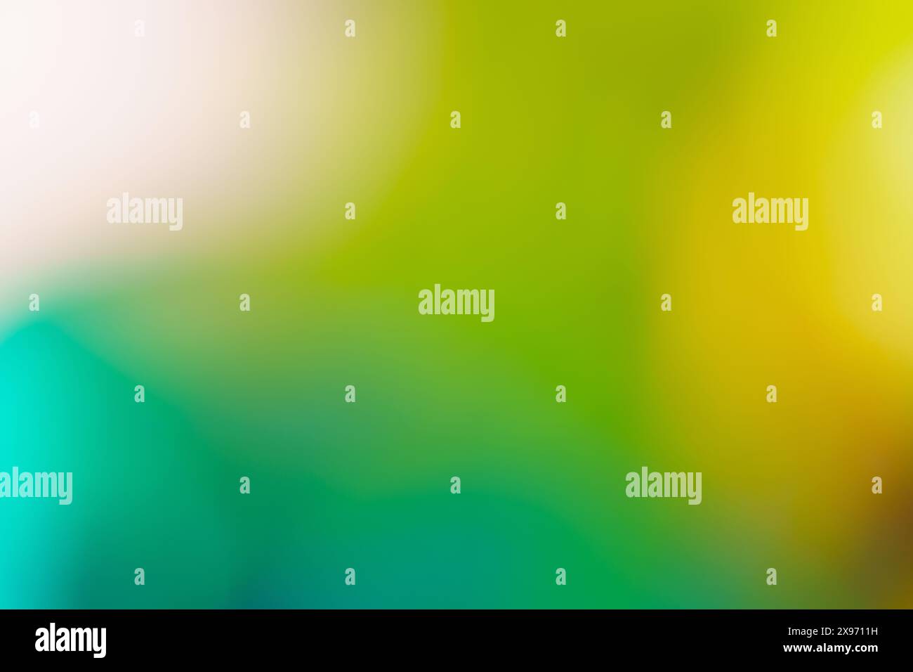 Soft abstract golden yellow and green background in bright happy ...