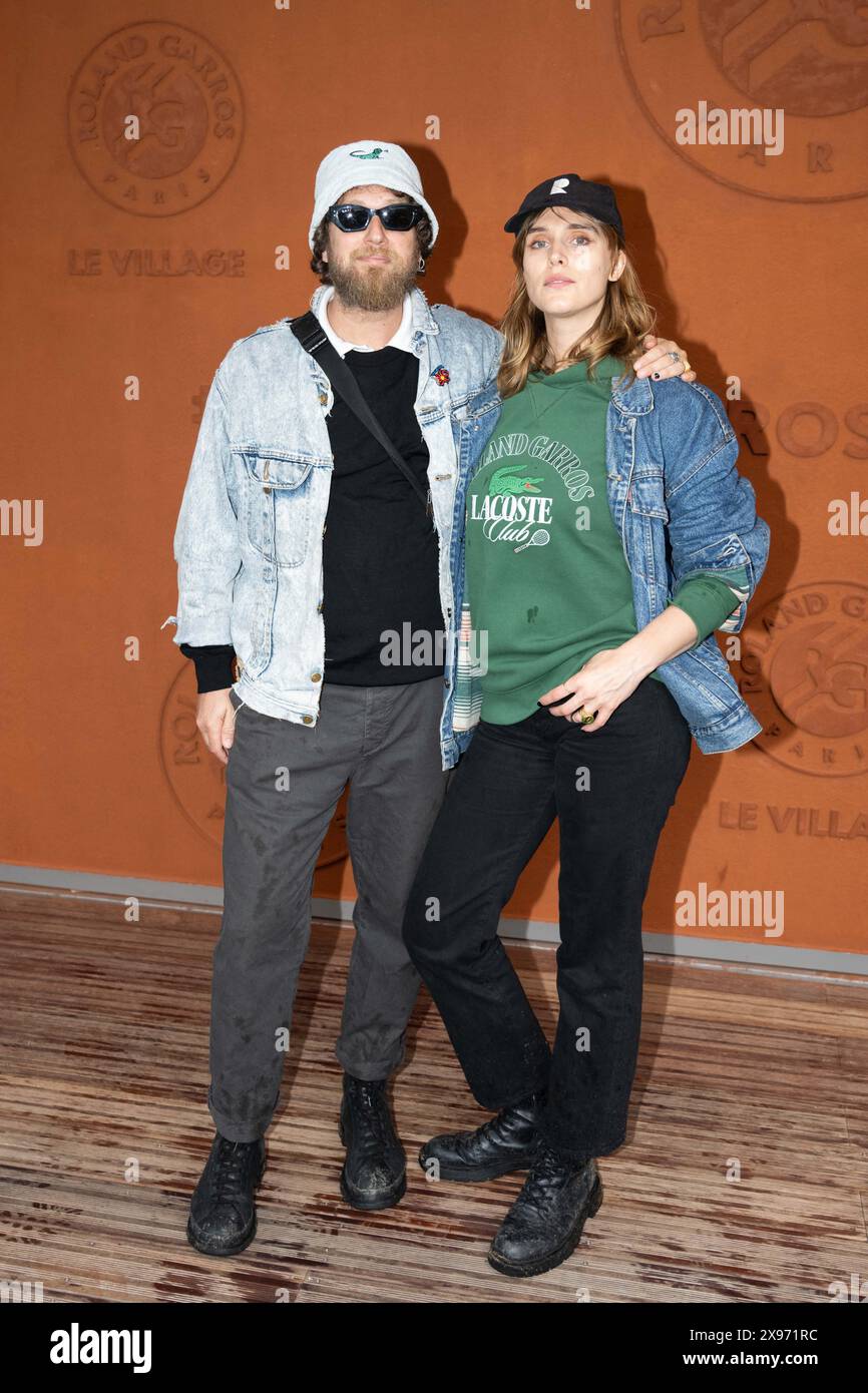 Paris, France. 29th May, 2024. Dori Sadovnik and Gaia Weiss attends the ...