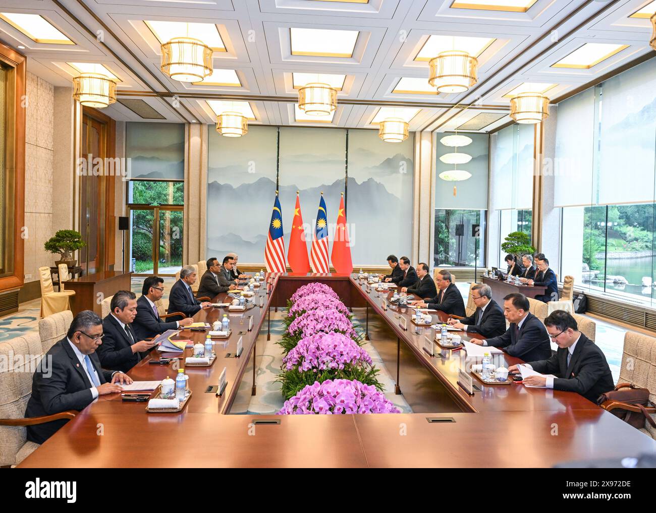 Beijing, China. 29th May, 2024. Chinese Premier Li Qiang meets with ...