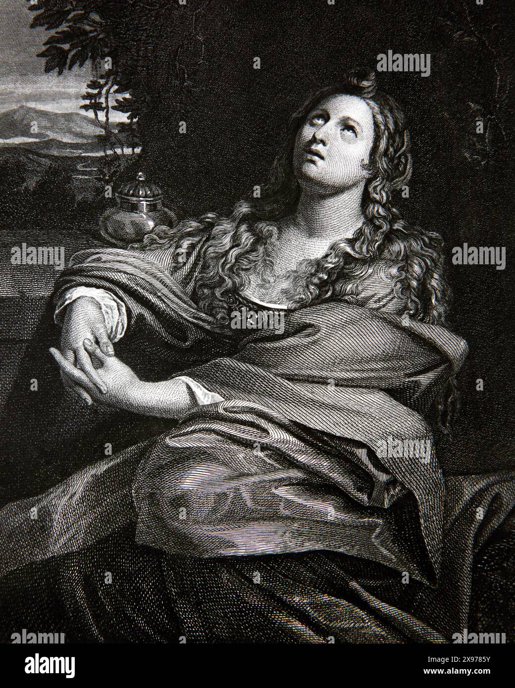 Mary magdalene praying to jesus hi-res stock photography and images - Alamy