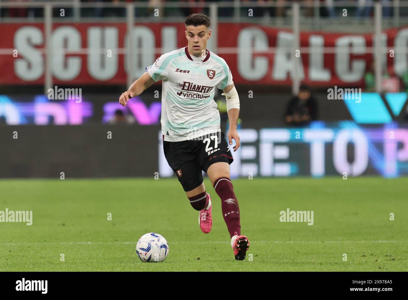 Milano - Italia -Ac Milan Vs Salernitana Campionato Serie A 2023/2024 ...