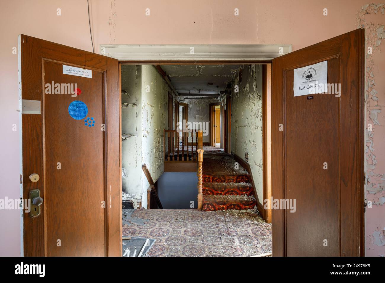 Interior view of the heritage structure known as Vaughan Glen Hospital ...