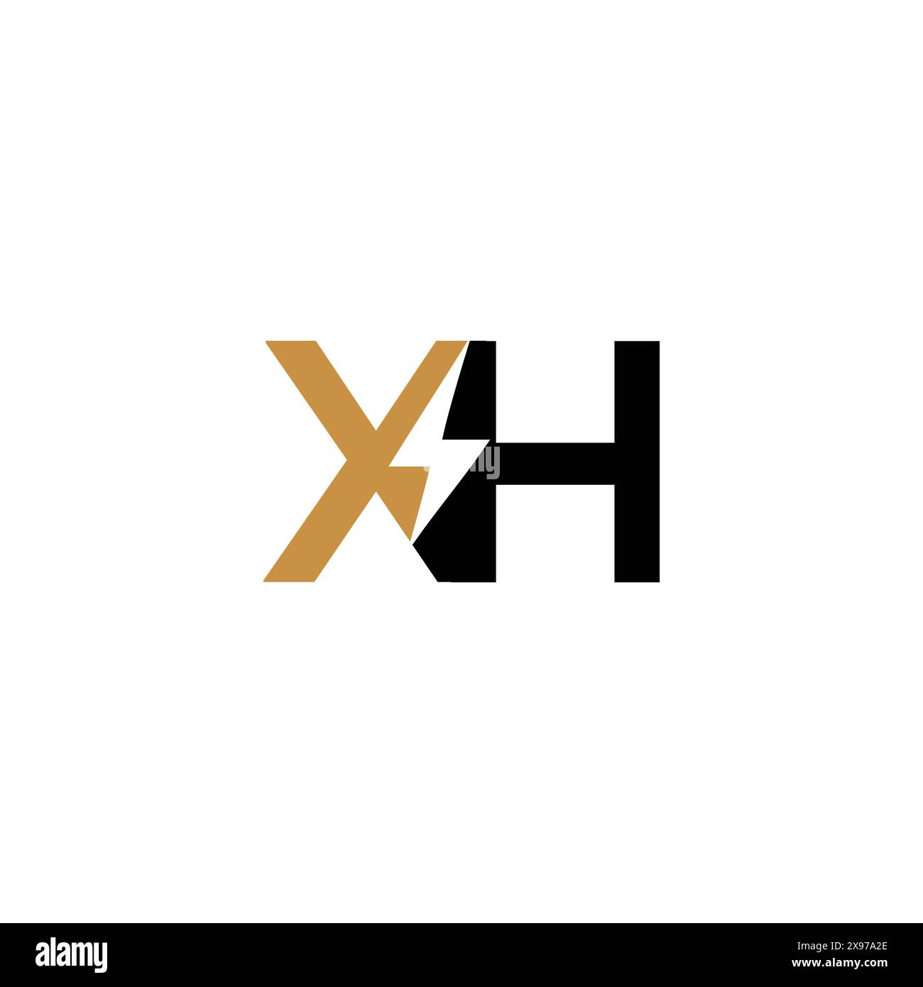 Alphabet Initials logo HX, XH, X and H Stock Vector Image & Art - Alamy