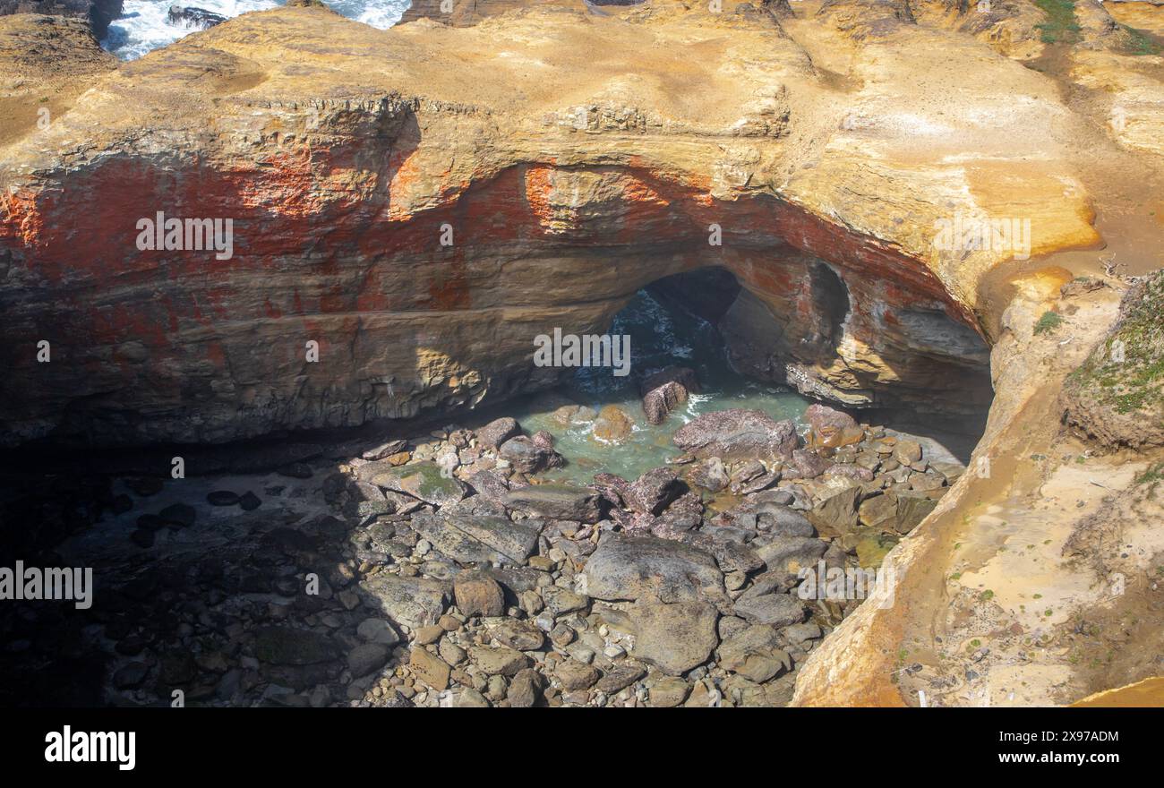 The interesting Devils Punchbowl rock formation is a State Natural Area ...