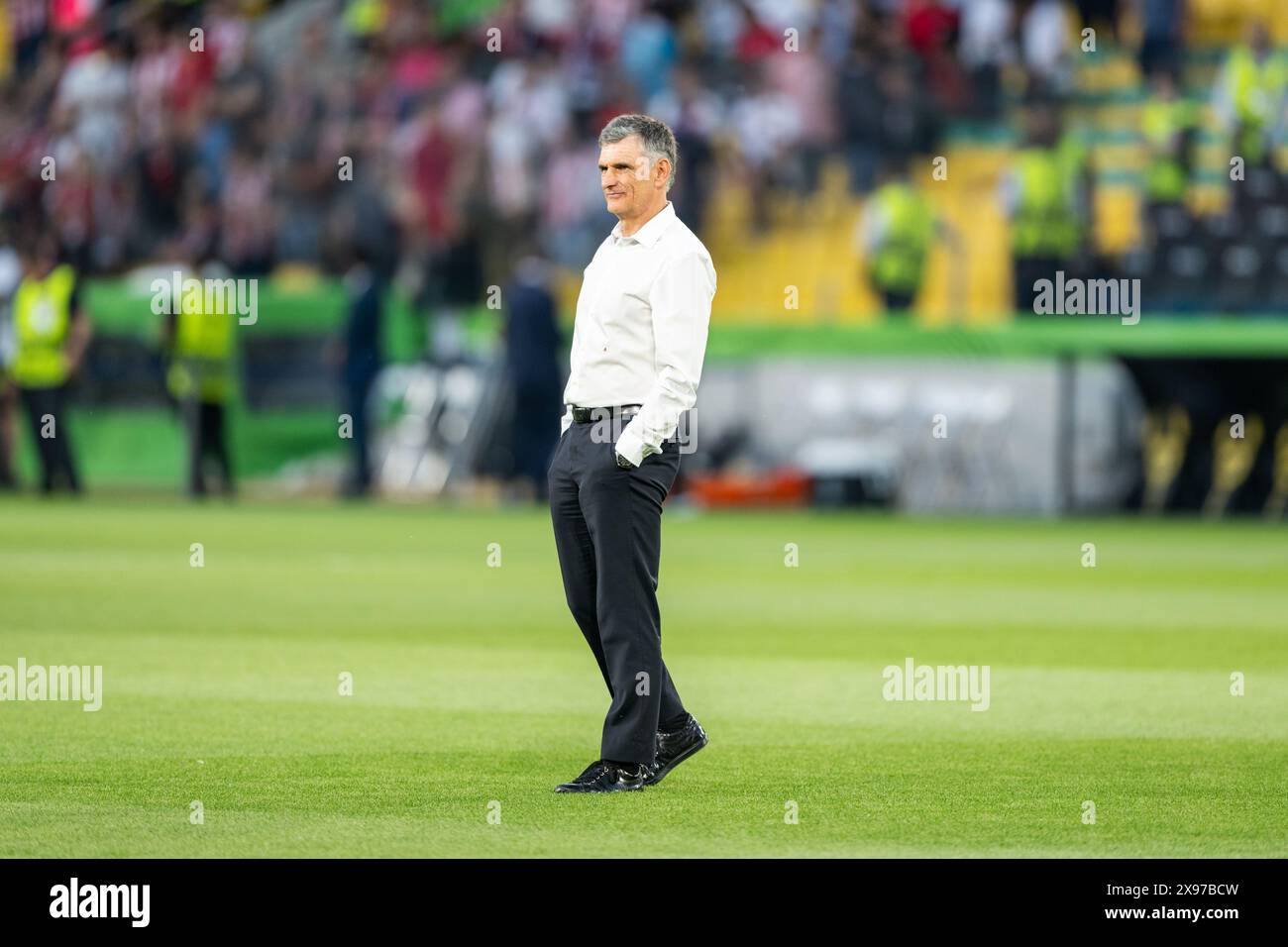 Athens, Greece. 29th May, 2024. Head coach Jose Luis Mendilibar ...