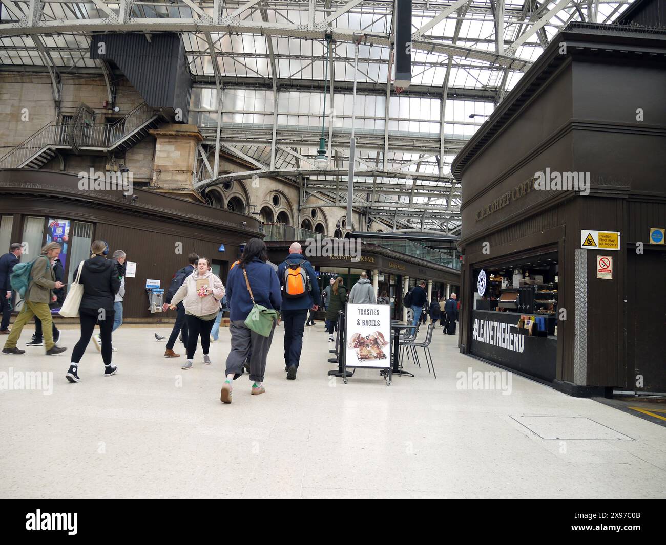 GLASGOW. GLASGOW CITY REGION. SCOTLAND. 05-02-24. Glasgow Central ...