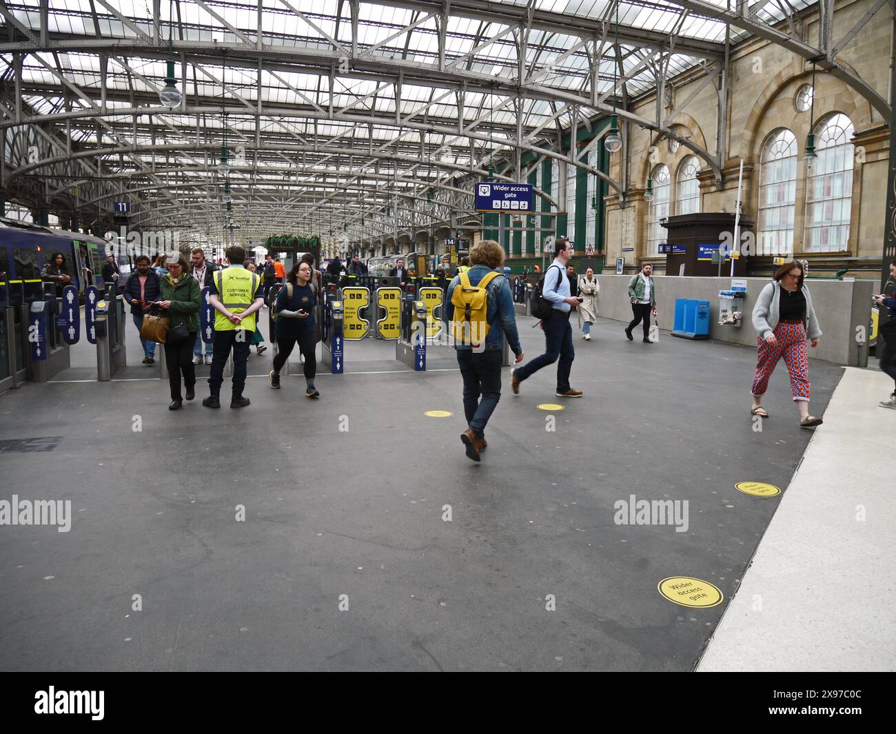GLASGOW. GLASGOW CITY REGION. SCOTLAND. 05-02-24. Glasgow Central ...