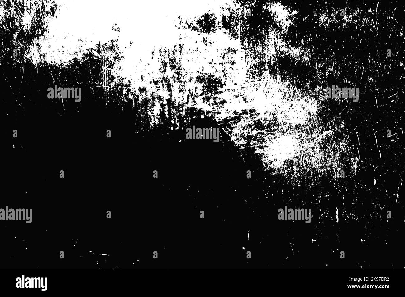 Abstract black and white textured artwork with a grunge and distressed ...