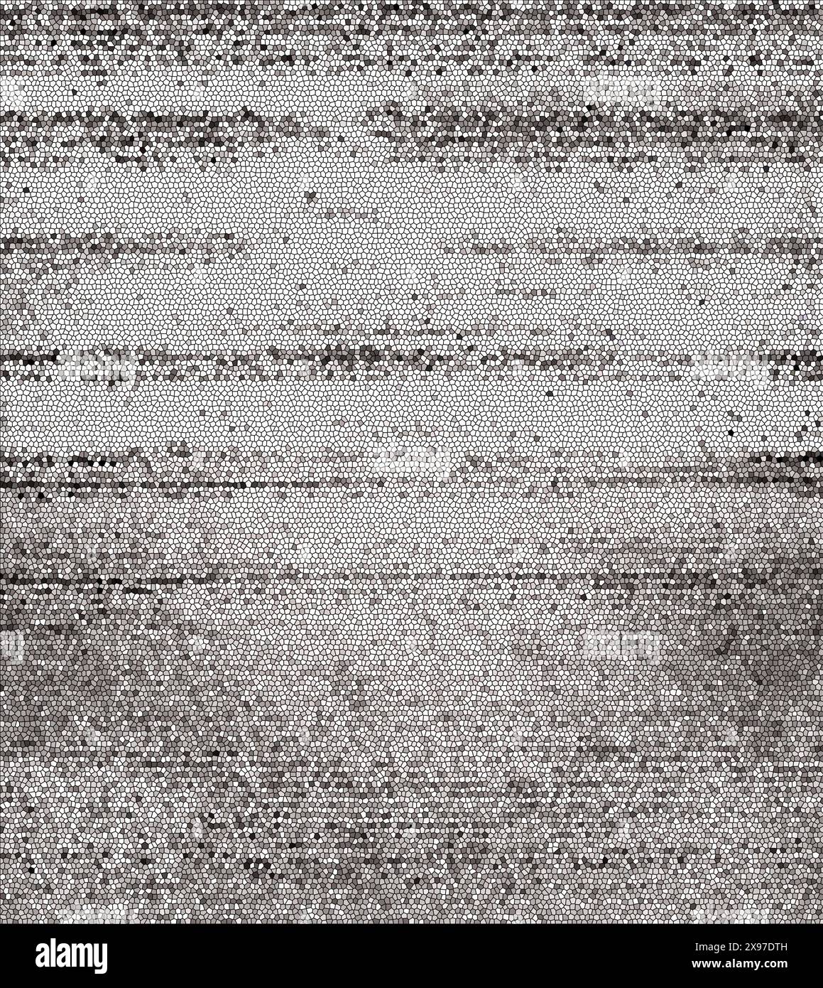 Abstract noise pattern with black and white pixels creating a textured ...