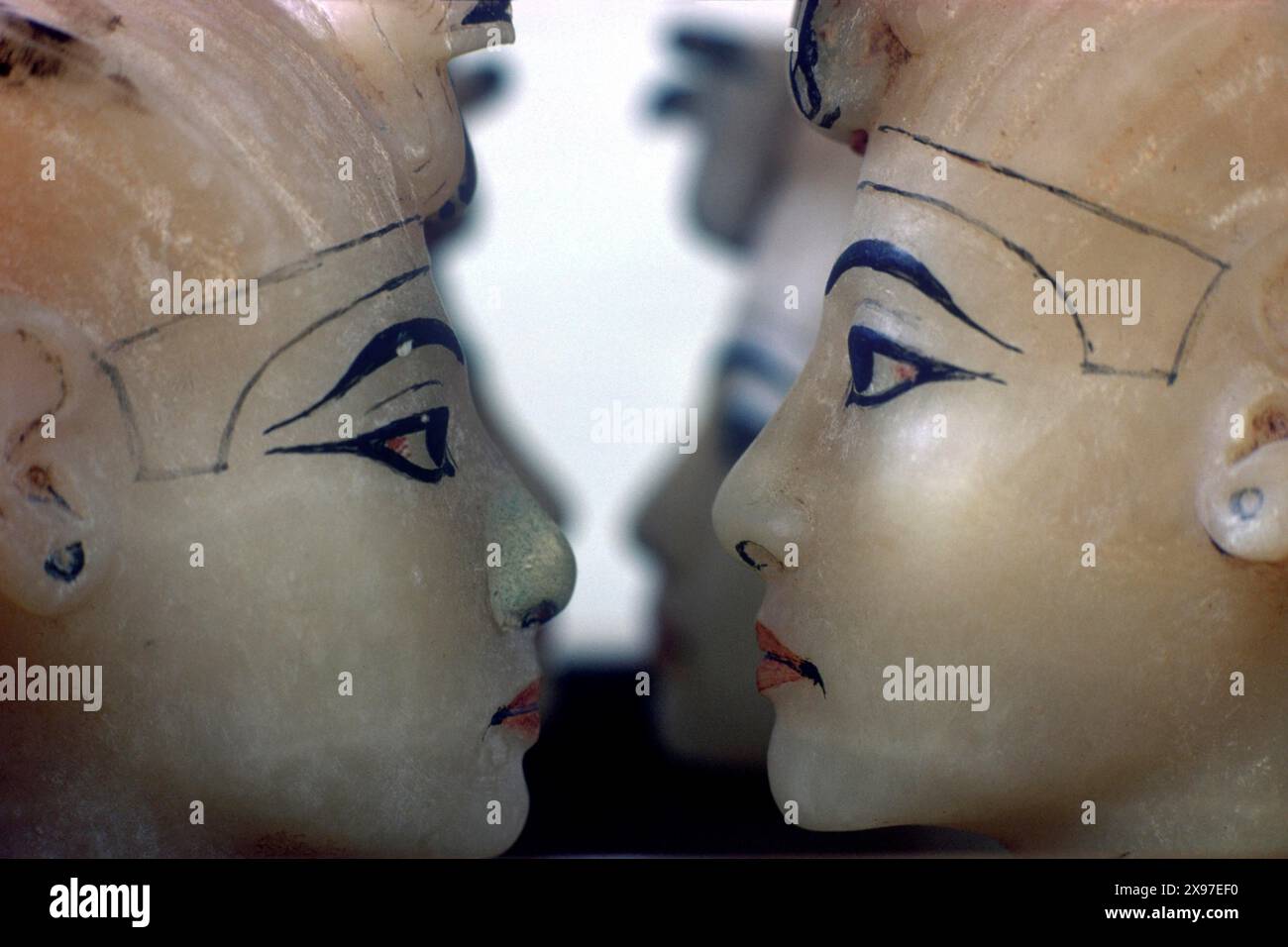 The canopic shrine is guarded by four goddesses who protect the royal ...