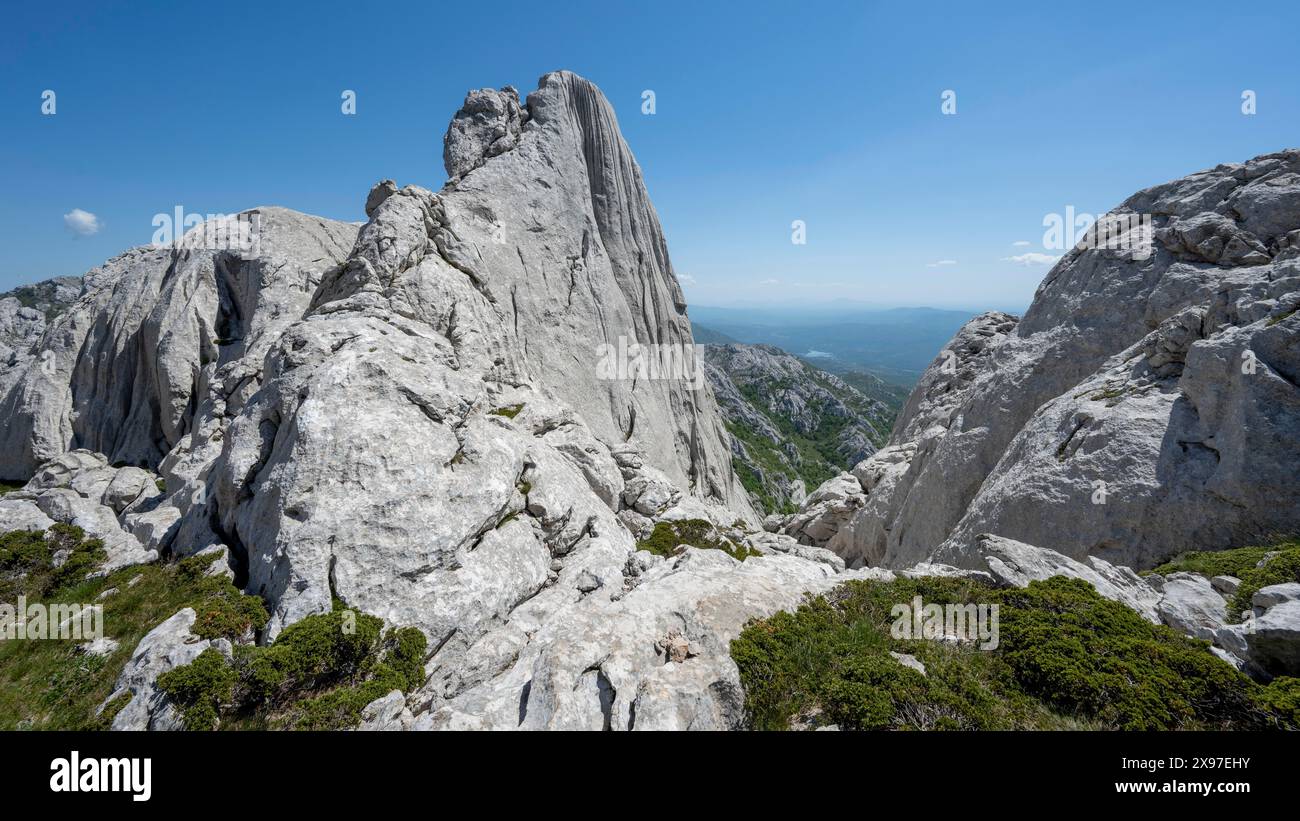 Velebit Mountains in Paklenica National Park, Zadar, Dalmatia, Croatia ...