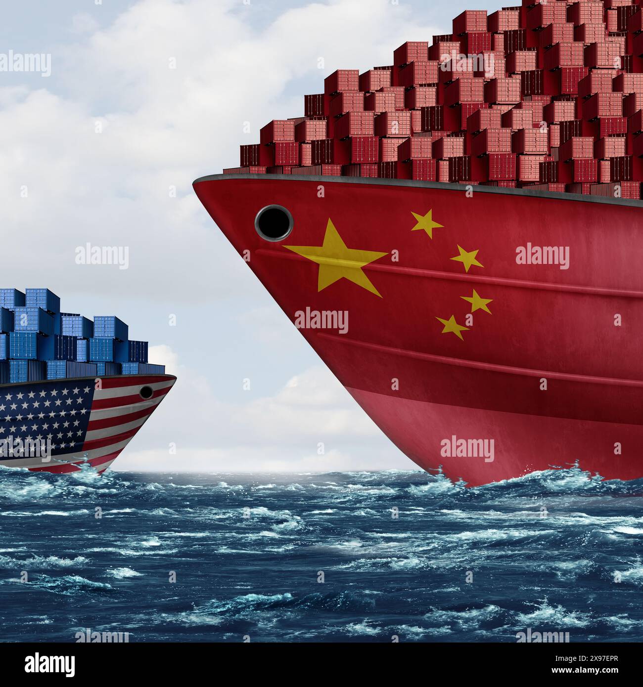 Chinese steel manufacturing exports hi-res stock photography and images - Alamy