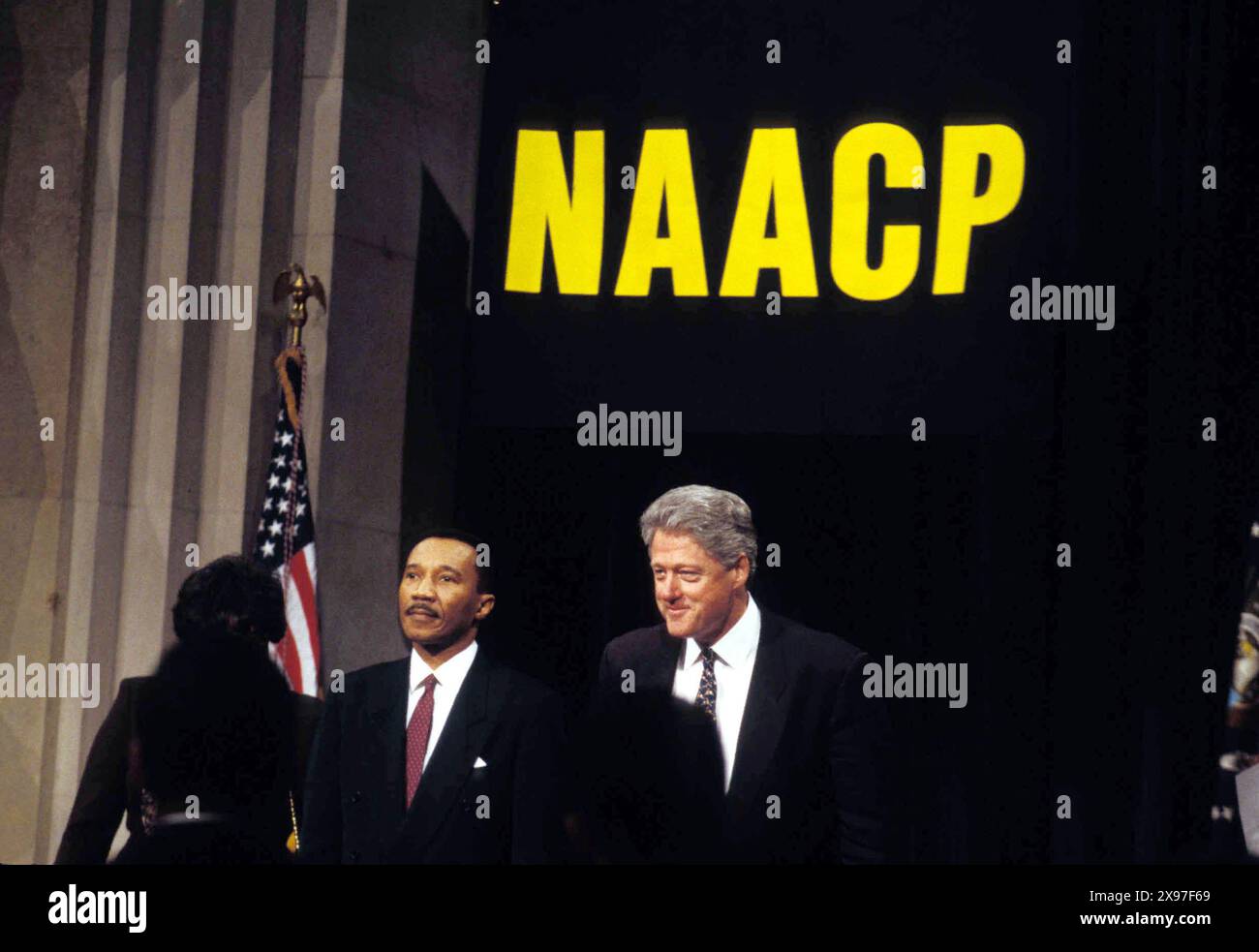 Feb. 20, 1996 - K3964JKEL.KWEISI MFUME SWORN IN AS PRESIDENT OF THE ...