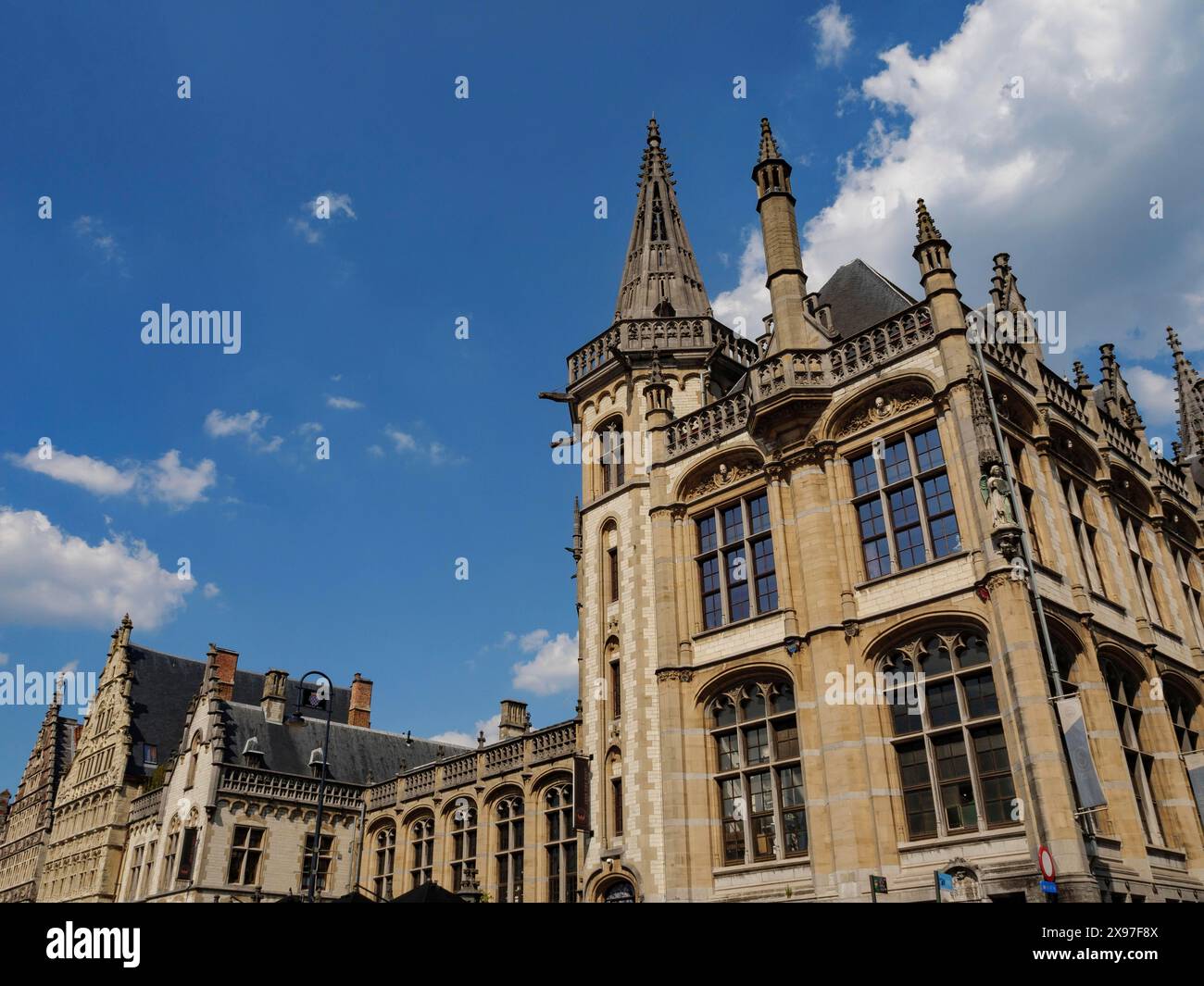 Historic Gothic buildings with magnificent towers and clean lines ...