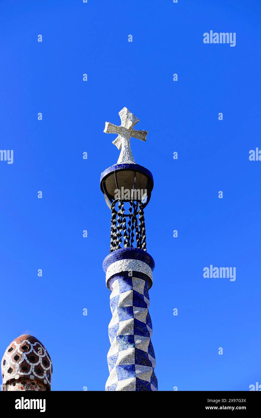 Antoni Gaudi, Park Guell, UNESCO World Heritage Site, Barcelona ...