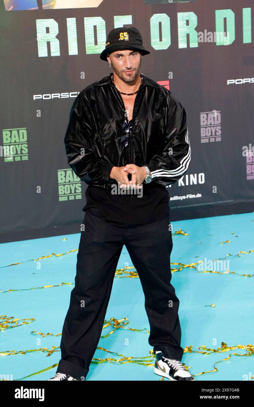 Bilall Fallah at the Bad Boys, Ride or the German premiere in Berlin at ...