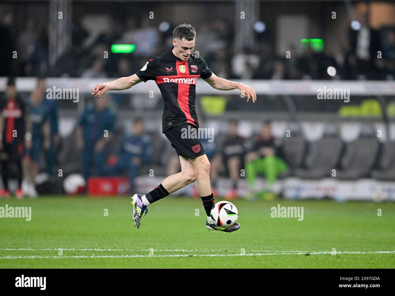 Florian Wirtz Bayer 04 Leverkusen (10) Action on the ball, 81st DFB Cup ...