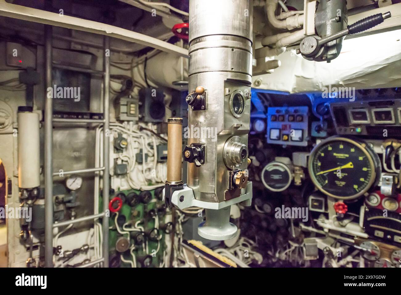 Periscope Inside a Submarine in Milan, Lombardy, Italy Stock Photo - Alamy