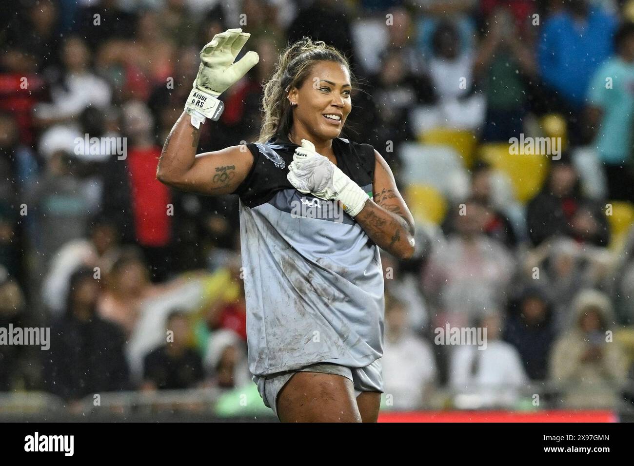 Rio de Janeiro, May 27, 2024. Soccer goalkeeper Bárbara, during a ...