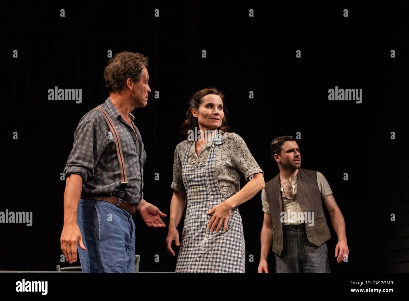 London, 29 May 2024, Dominic West, Kate Fleetwood, Pierro Niel-Mee, A ...