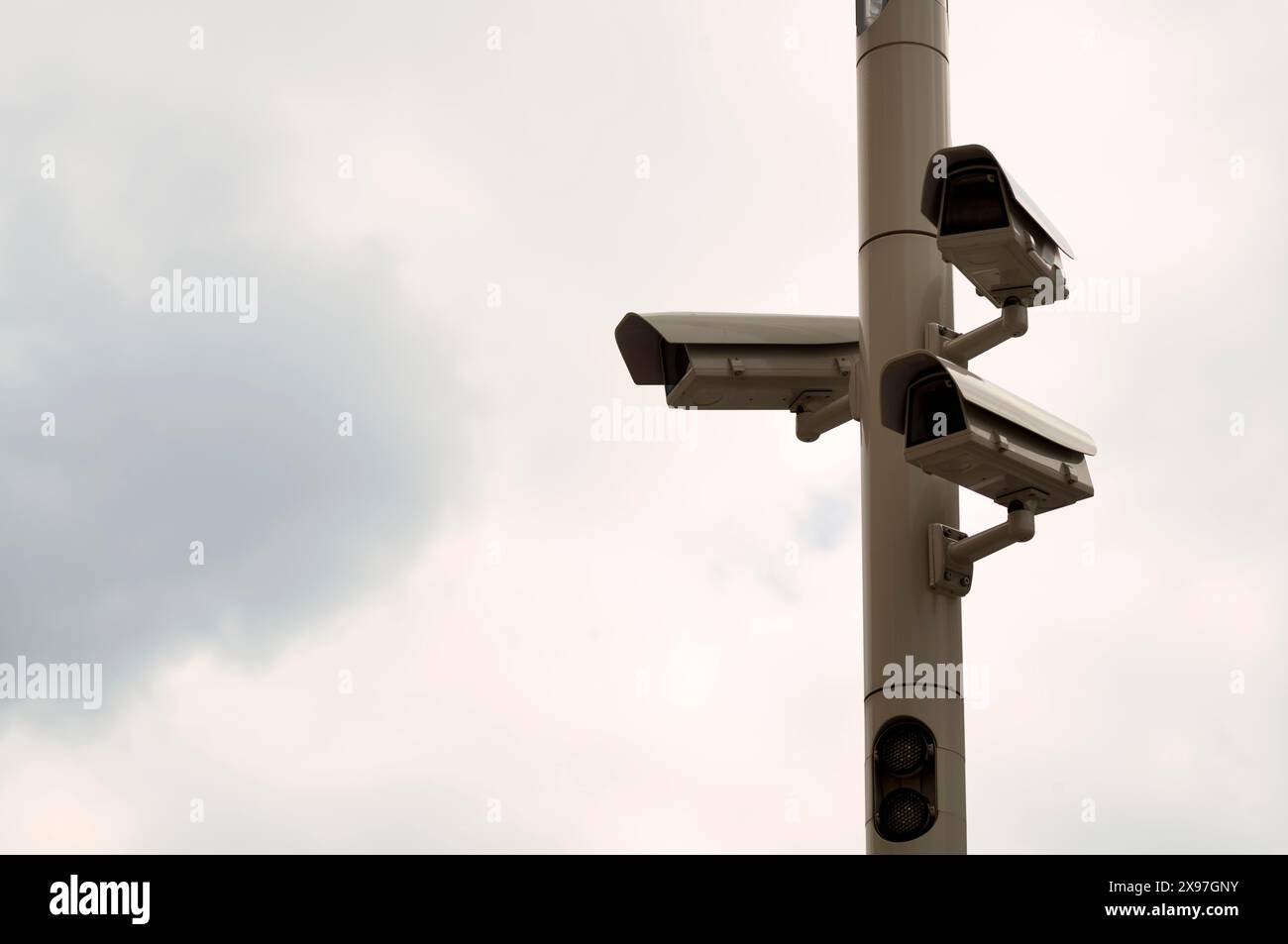 Surveillance camera at the Humboldt Forum, Berlin, Germany Stock Photo ...