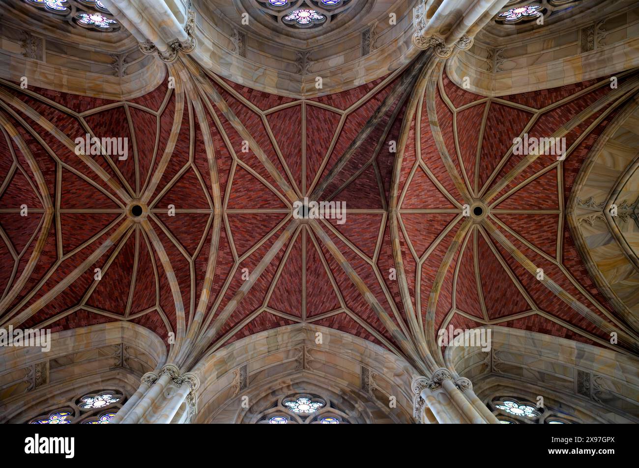 Interior, ceiling, ceiling vault, vault painting, Friedrichswerdersche ...
