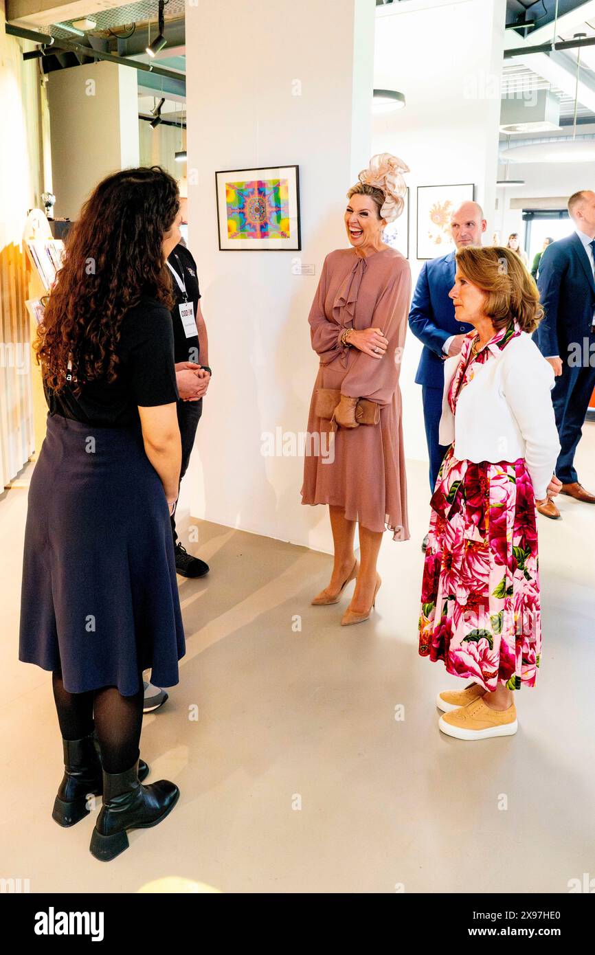 Amsterdam, Niederlande. 29th May, 2024. Queen Maxima of the Netherlands ...