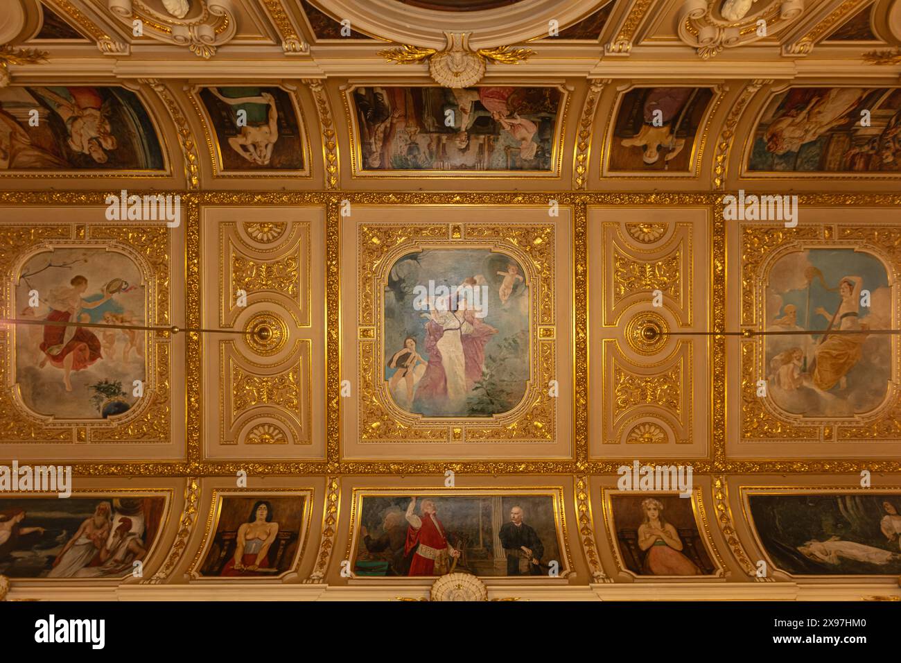 Ceiling opera house lviv ukraine hi-res stock photography and images ...