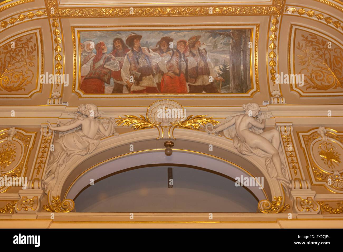 Ceiling opera house lviv ukraine hi-res stock photography and images ...