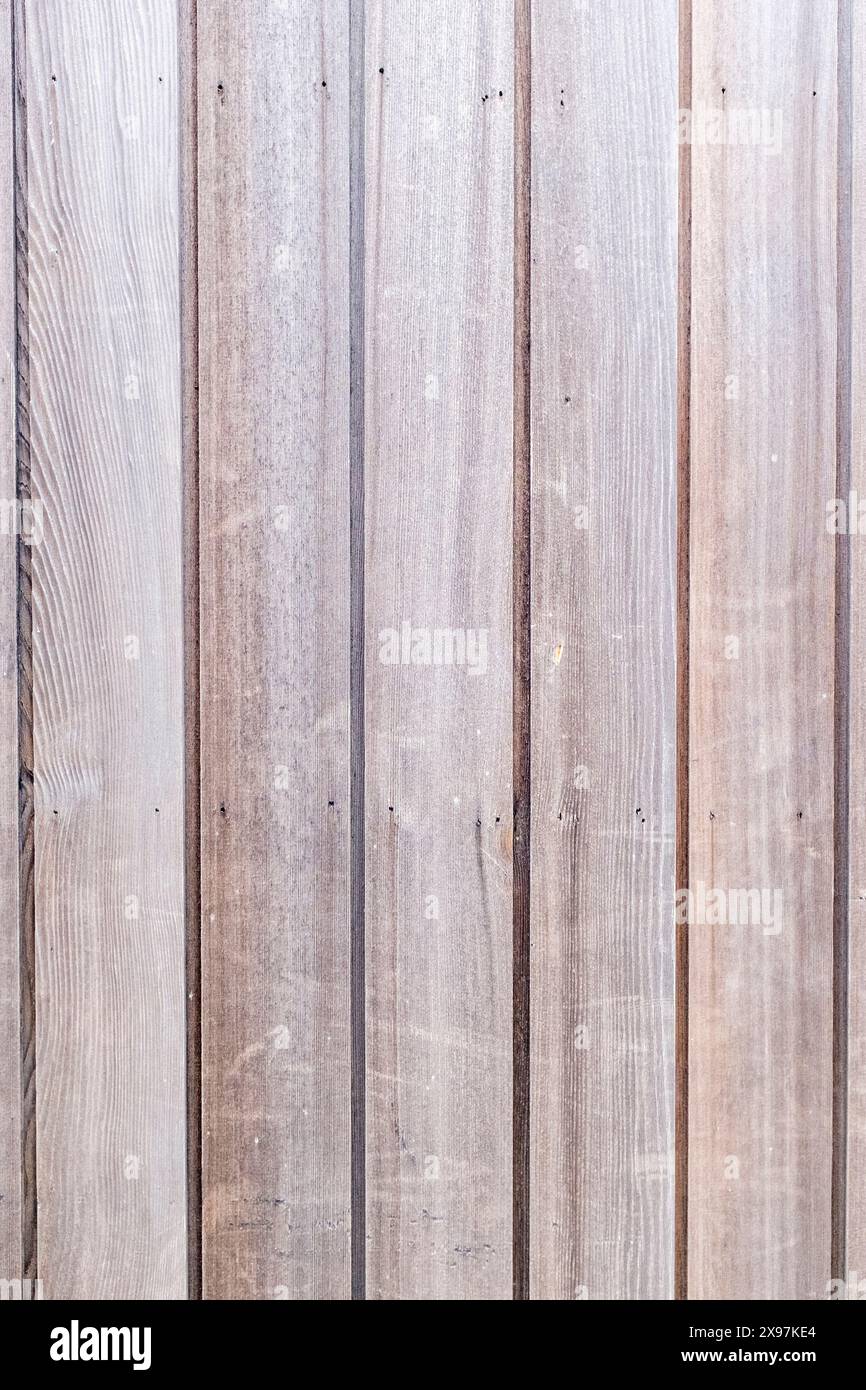 Outdoor weathered wooden cladding Stock Photo - Alamy