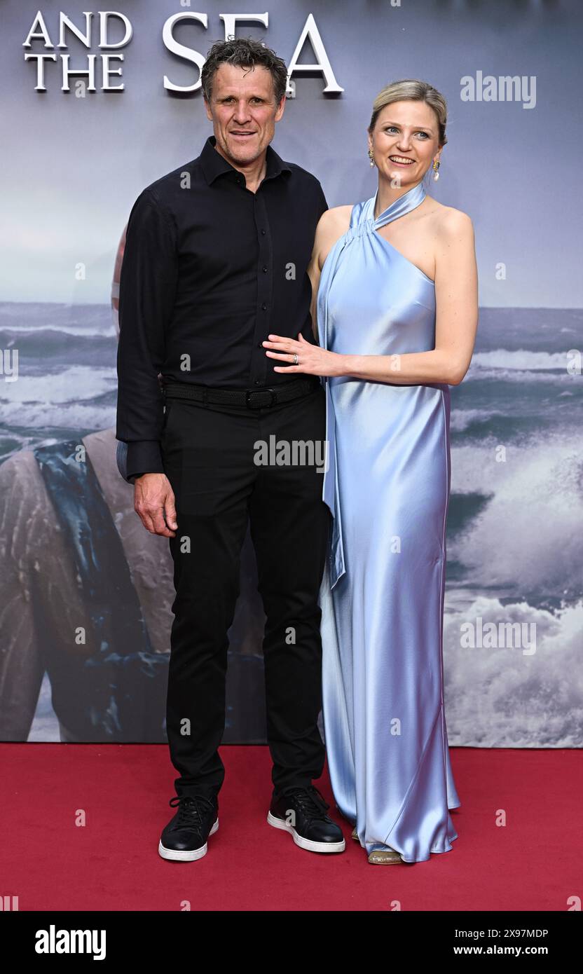 London, UK. May 29th, 2024. Jordan Connell and James Cracknell arriving ...