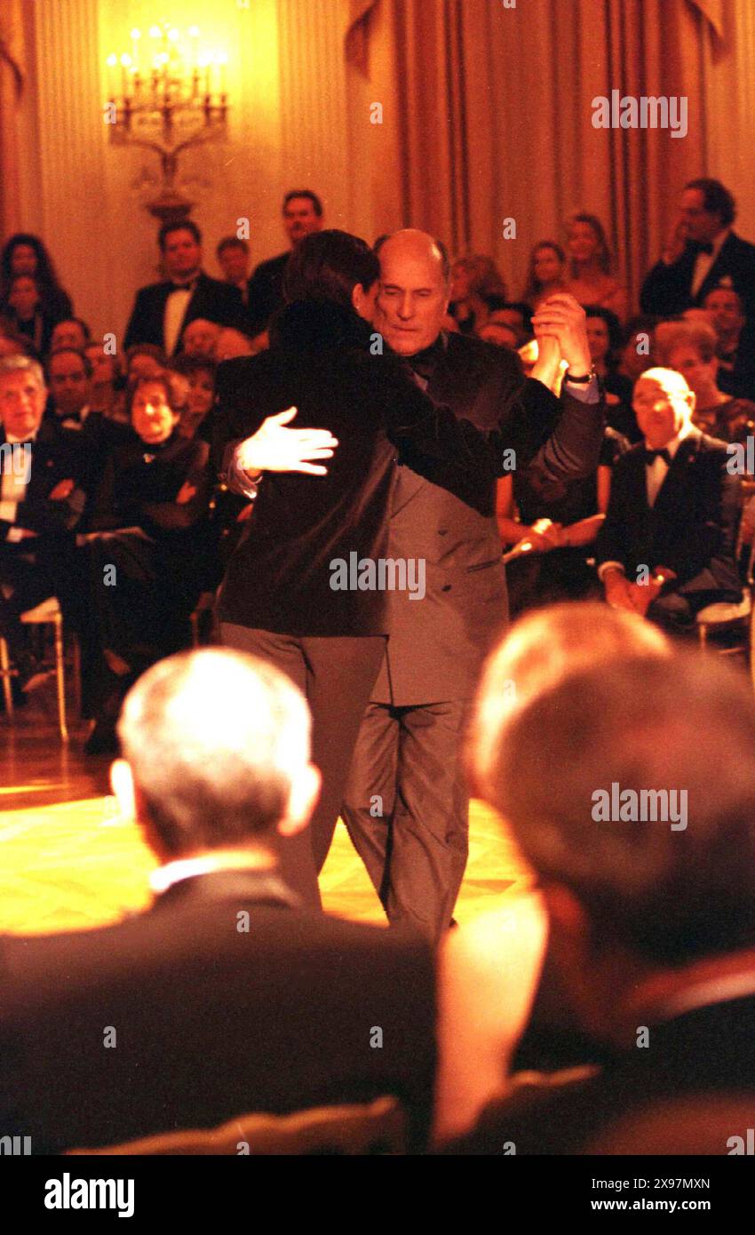 Jan. 11, 1999 - 01/11/99.Actor, Tango dancer, Robert Duvall, and Ms ...