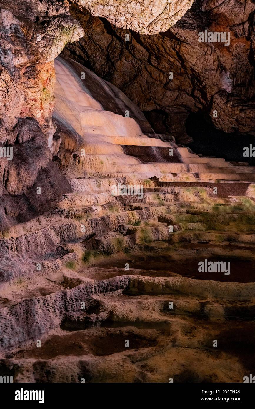 Dimly lit cave interior hi-res stock photography and images - Alamy