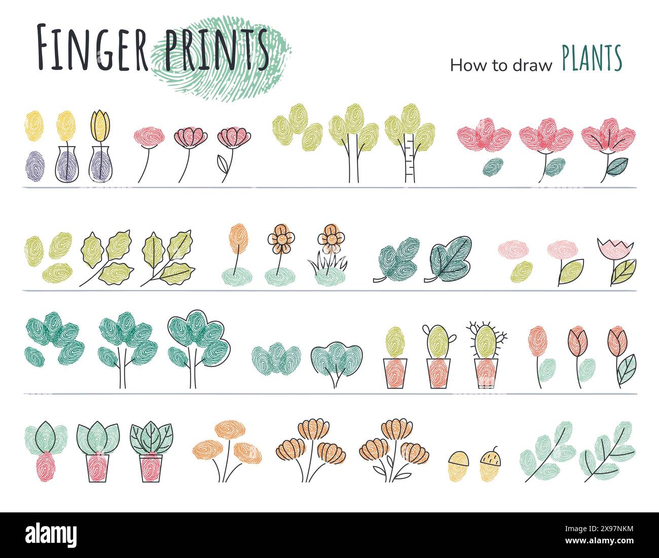 Child leaf art Cut Out Stock Images & Pictures - Alamy