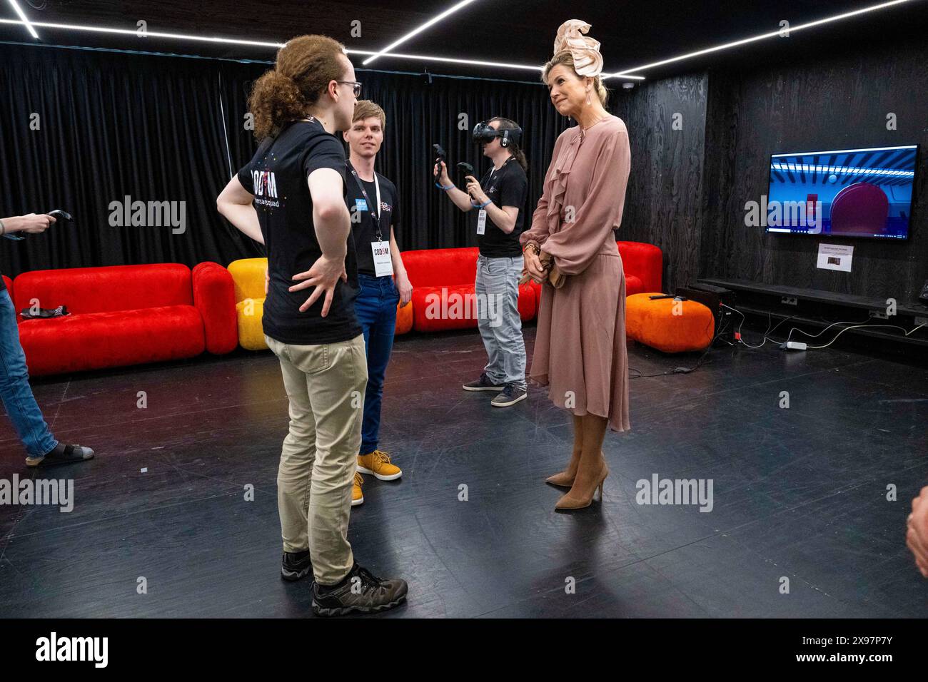 Amsterdam 29-05-2024, Queen Maxima attend the 5th anniversary of Codam Coding College in ...