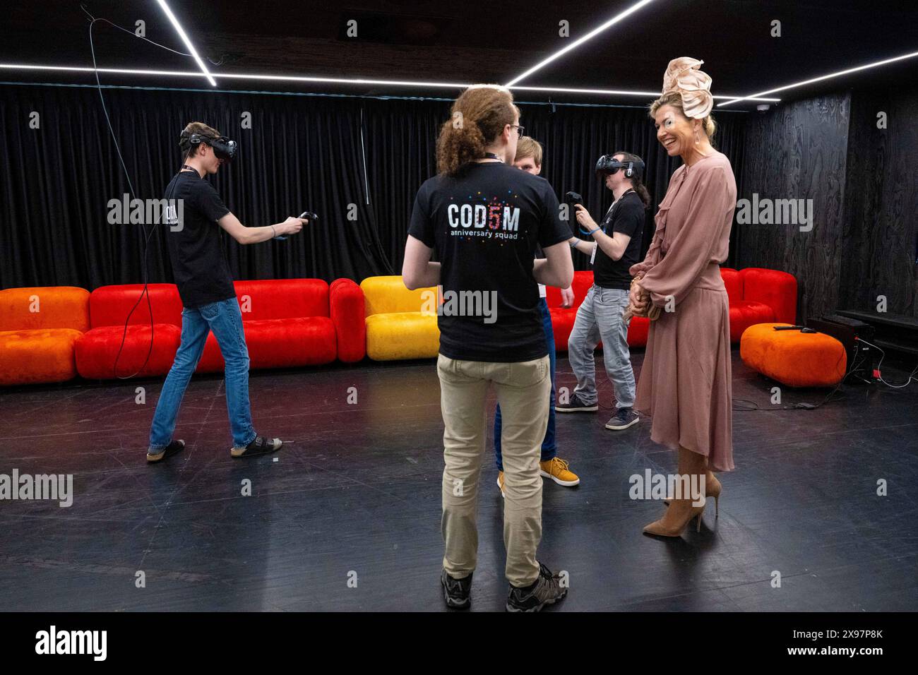 Amsterdam 29-05-2024, Queen Maxima attend the 5th anniversary of Codam ...