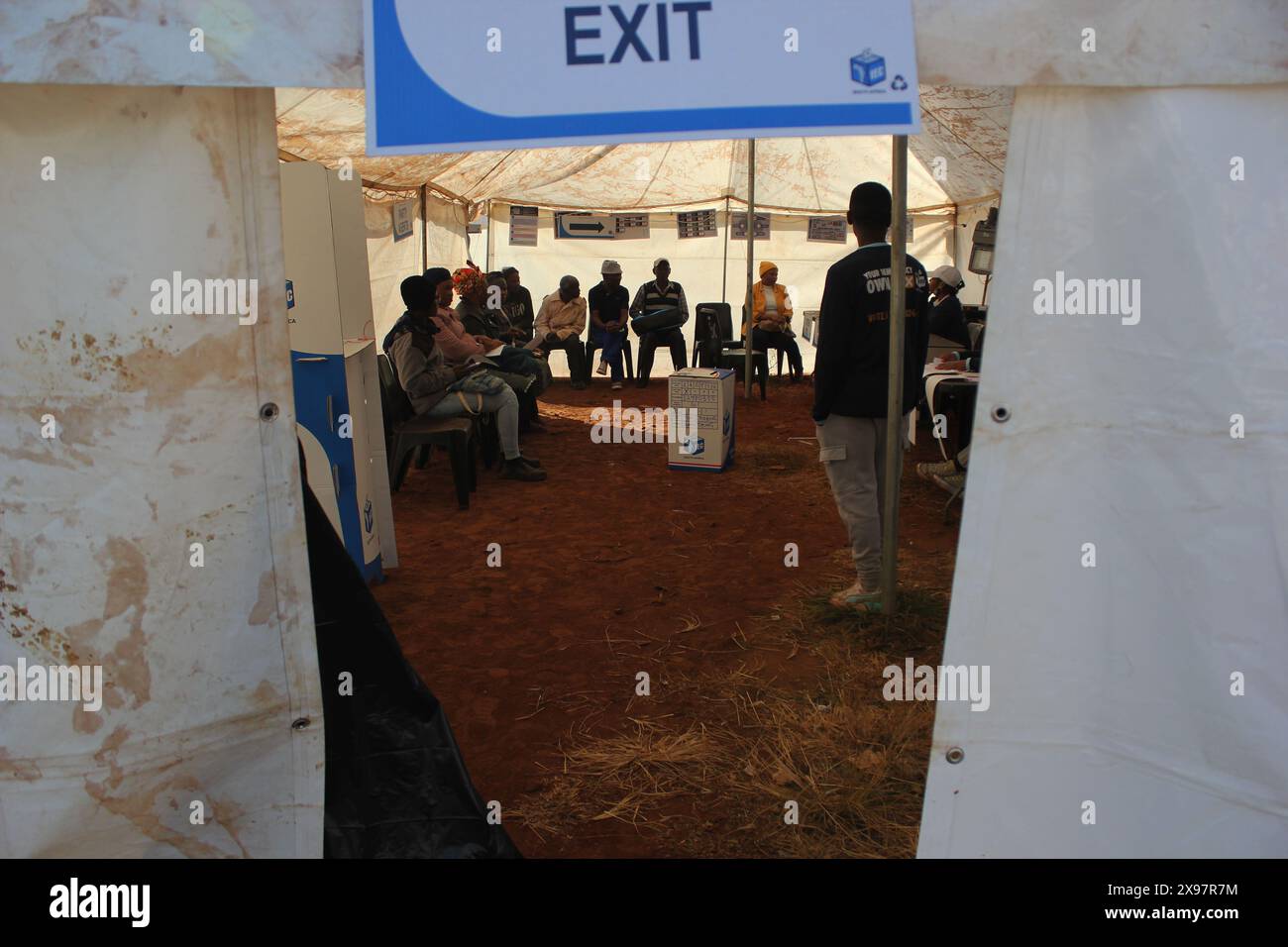 Pretoria, Gauteng, South Africa. 29th May, 2024. South Africans vote in ...