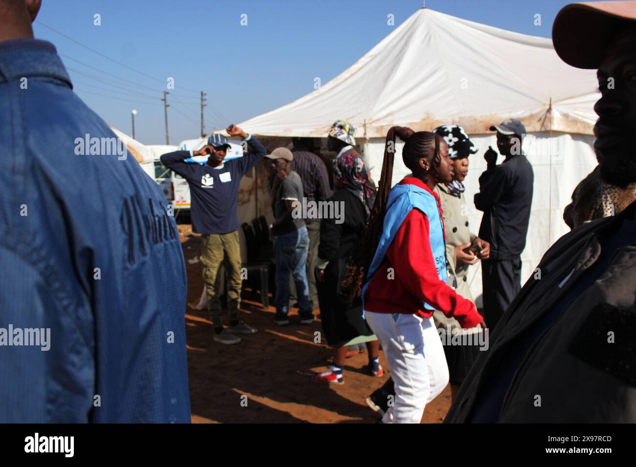 Pretoria, Gauteng, South Africa. 29th May, 2024. South Africans vote in ...