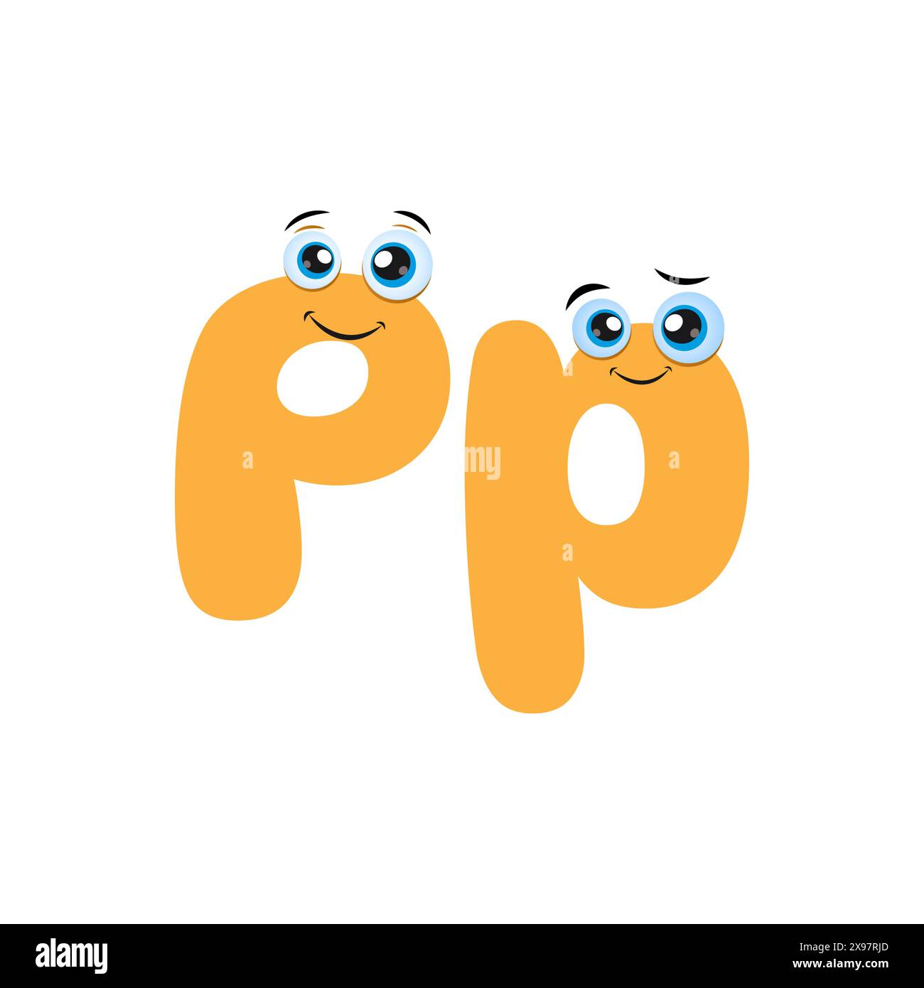 Letter in yellow color Stock Vector Images - Alamy