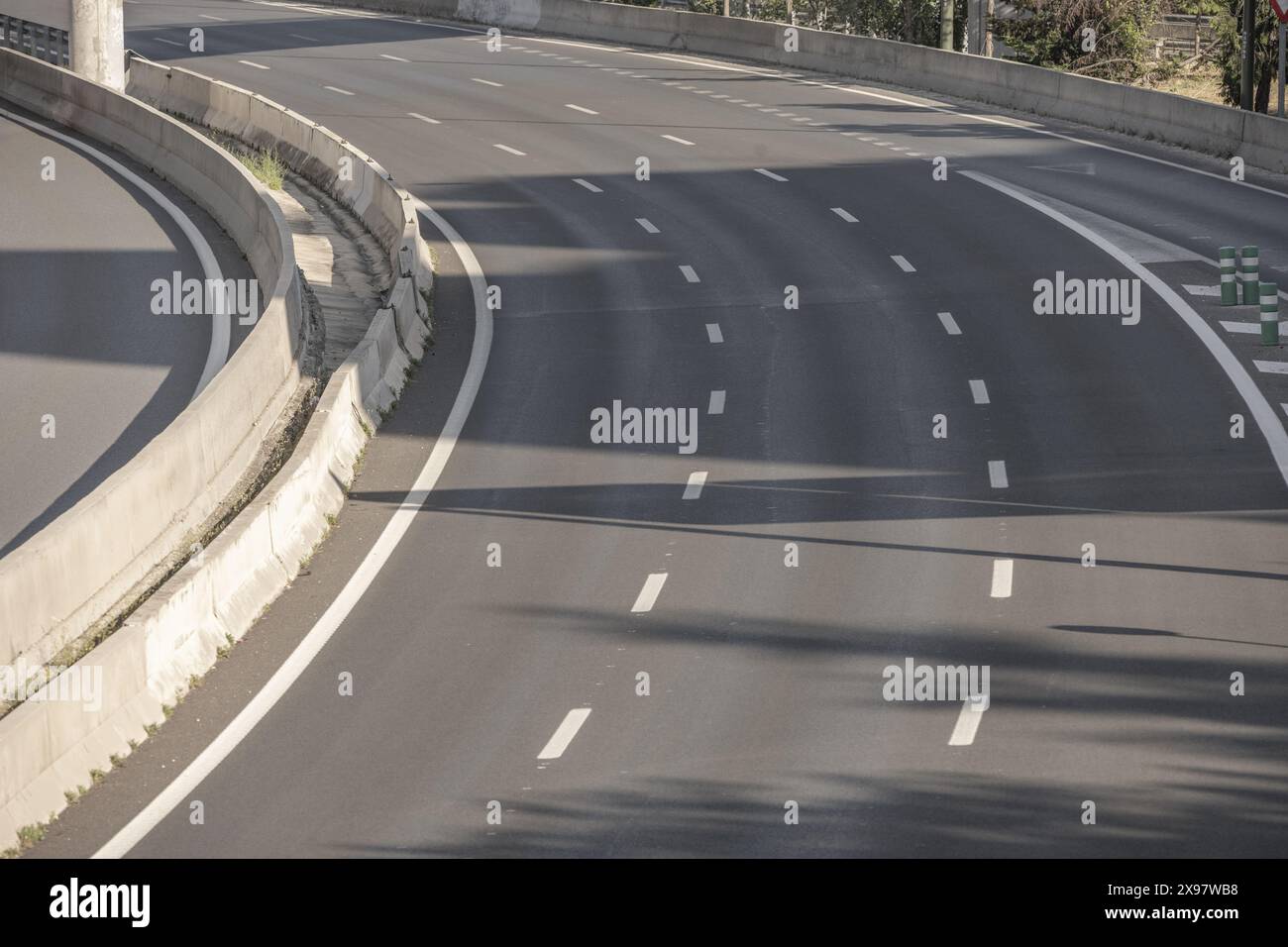 A road or route is a transportation route of public domain and use ...