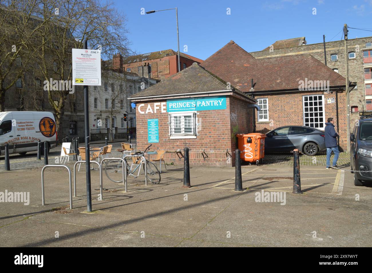 Princes Pantry Cafe and Sandwich Shop. Prince Street, Bristol, England ...