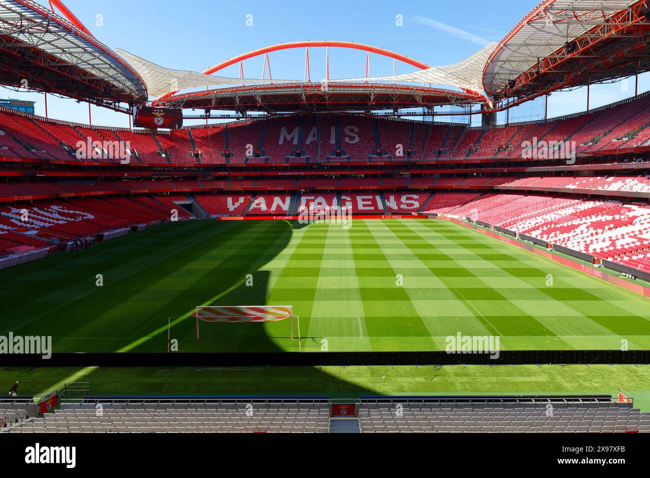 Estadio da Luz, the home stadium of SL Benfica is getting ready for new ...