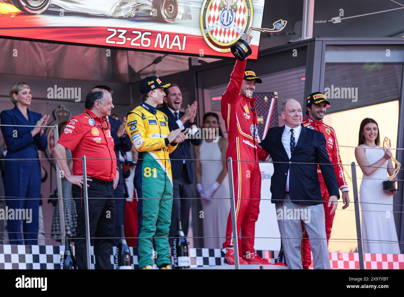 Monaco, Monaco. 26th May, 2024. Circuit of Monaco Podium 2024 Formula 1 ...