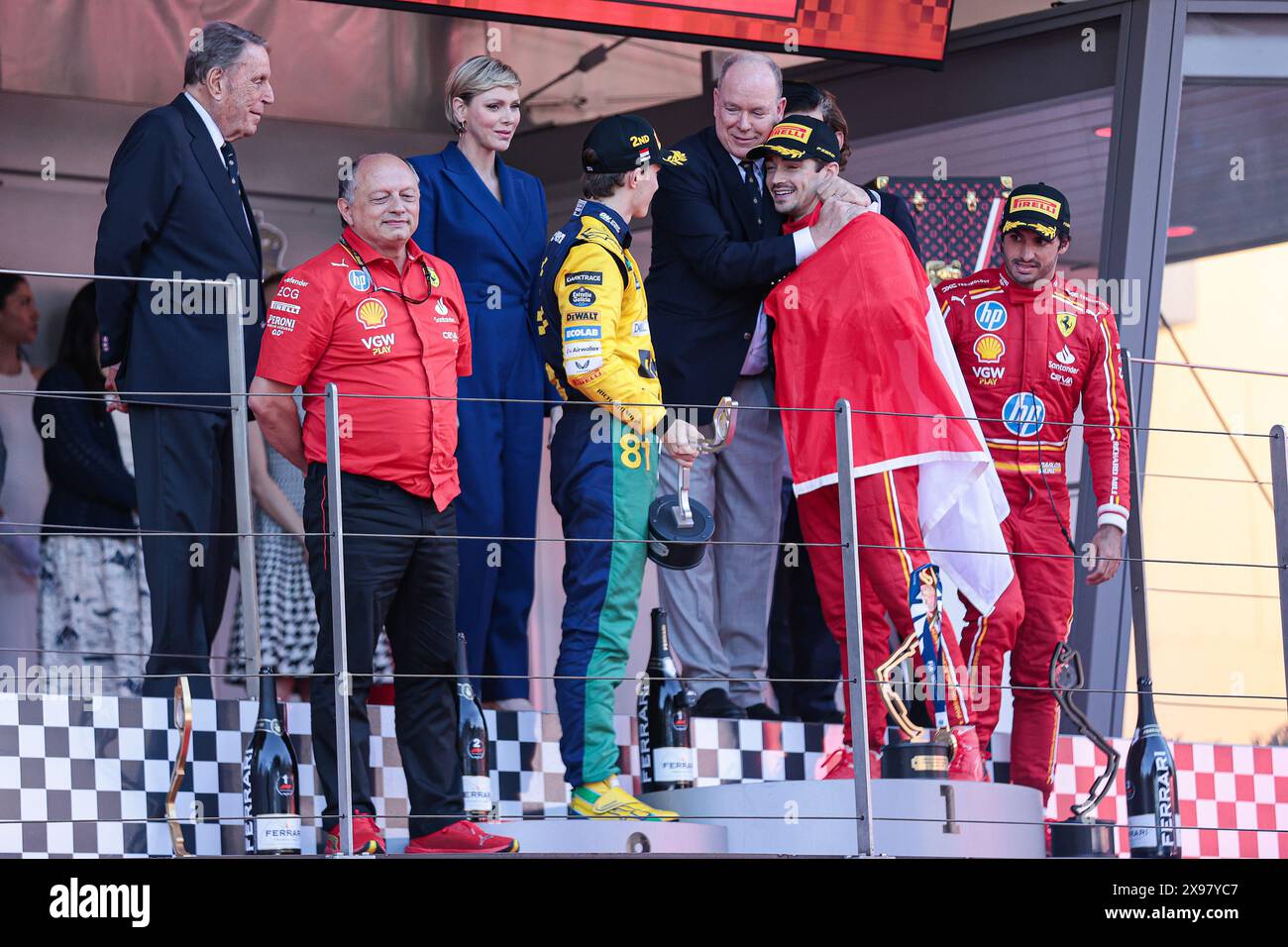 Monaco, Monaco. 26th May, 2024. Circuit of Monaco Podium 2024 Formula 1 ...