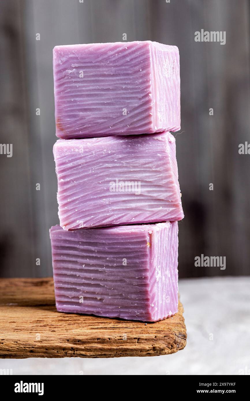 Handmade soap, made from used cooking oils Stock Photo - Alamy