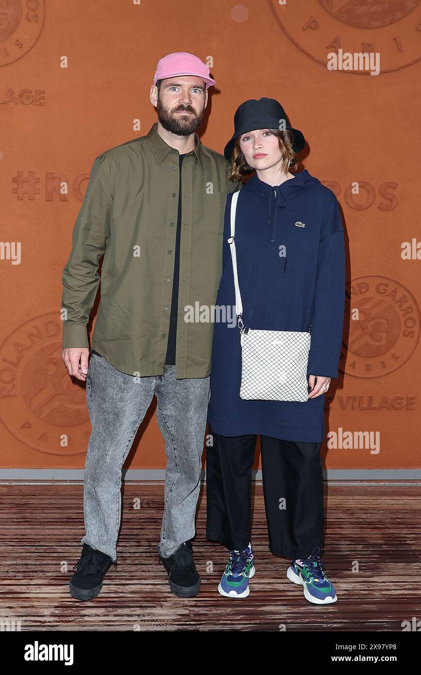 Paris, France. 29th May, 2024. Tanguy Le Marec and Marylin Lima at ...