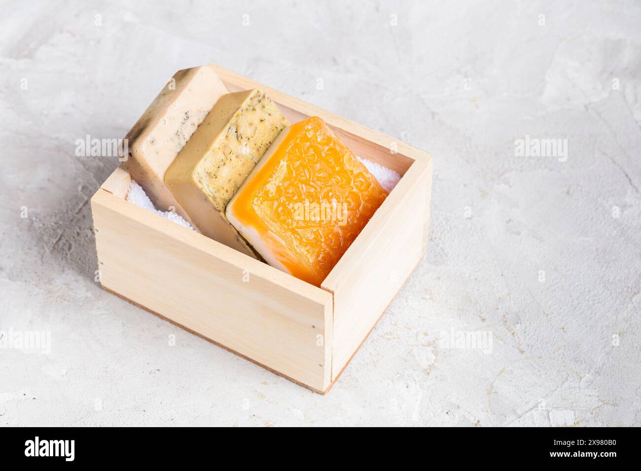 Handmade soap, made with natural skin care products Stock Photo - Alamy